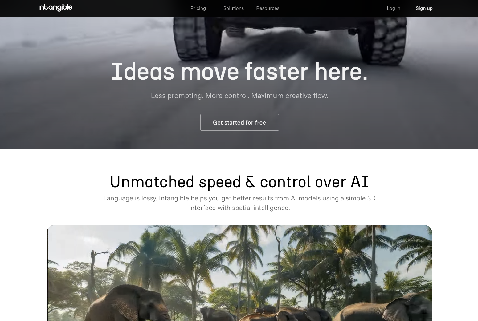 Intangible – The Ultimate Spatial Intelligence AI Platform for Creative Creativity | Submito